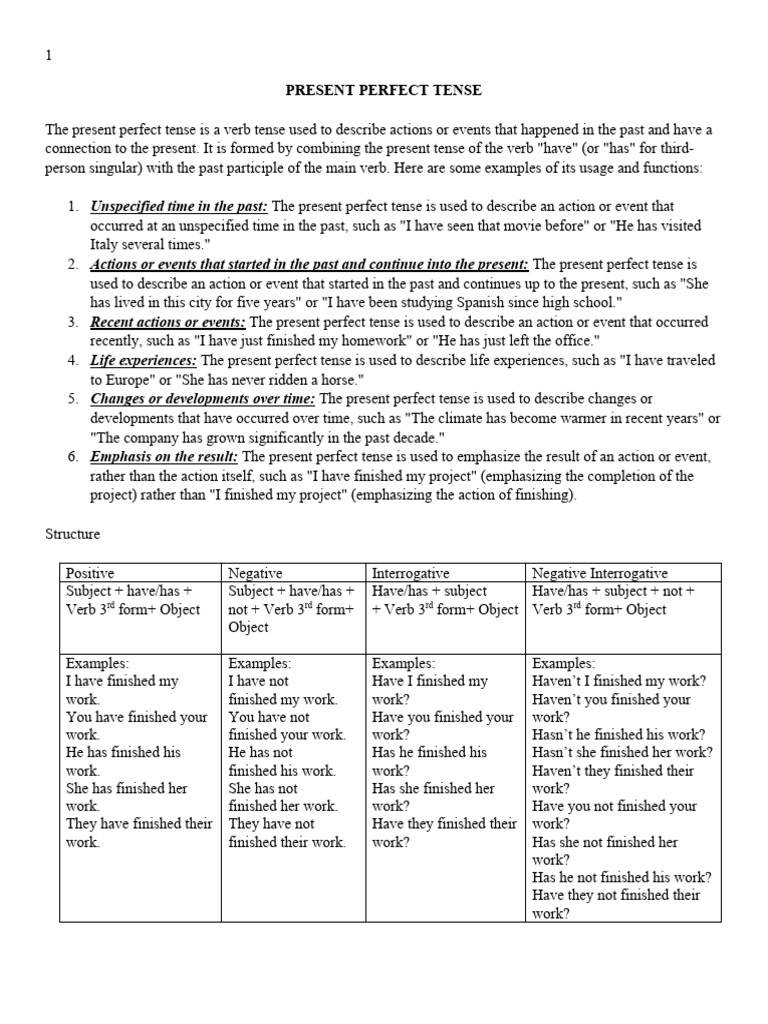 Health Vocabulary and Present Perfect Tense | PDF | Self-Improvement