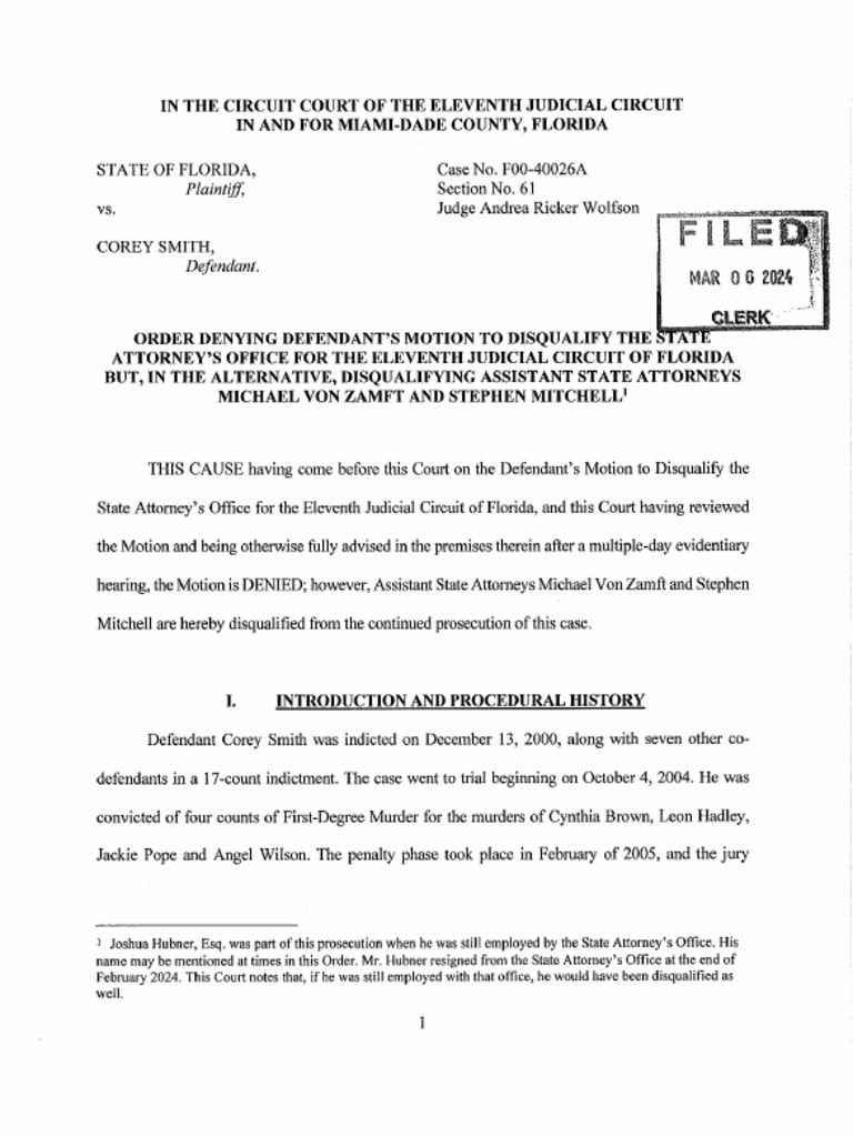 Miami-Dade County Circuit Judge Andrea Wolfson | PDF