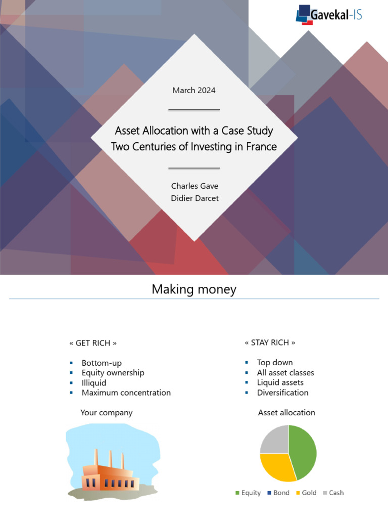 Asset Allocation With A Case Study PDF | PDF