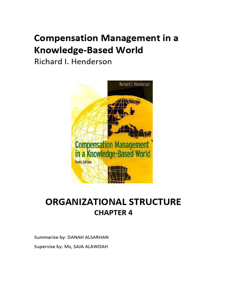 Compensation Ch.4 | Download Free PDF | Job Satisfaction | Employment