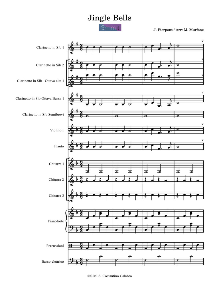 Jingle Bells | PDF | Christmas Music | Seasonal Traditions