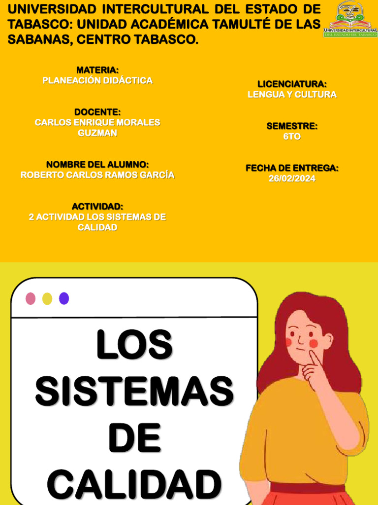 2 Actividad Los sistemas de calidad | PDF | Calidad (comercial) | Economias