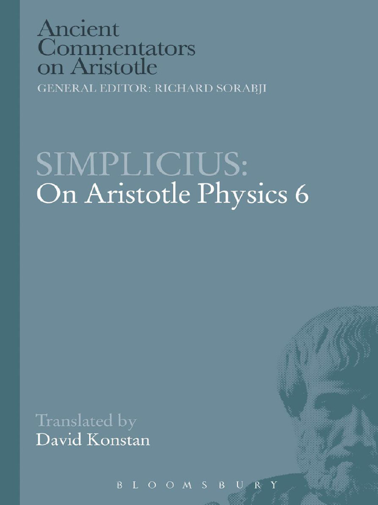 LIVRO - Simplício - On Aristotle Physics 6 | PDF | Aristotle | Neoplatonism