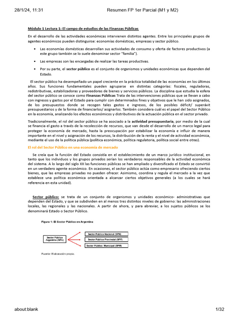 Resumen FP 1er Parcial (M1 y M2) | PDF