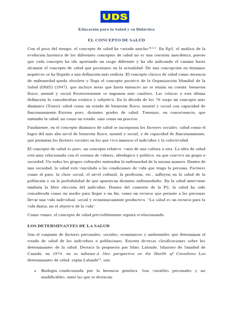 Educación para La Salud y Su Didáctica-LIZ GAMARRA | PDF | Educación ...