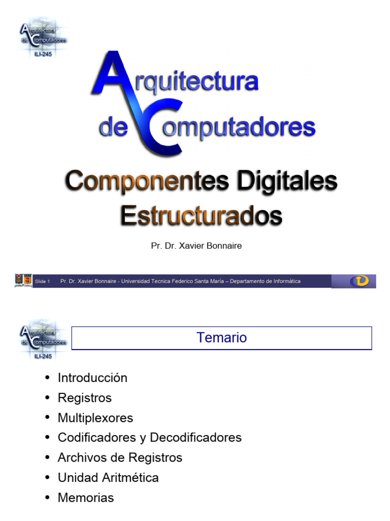 Componentes Digitales Estructurados | PDF