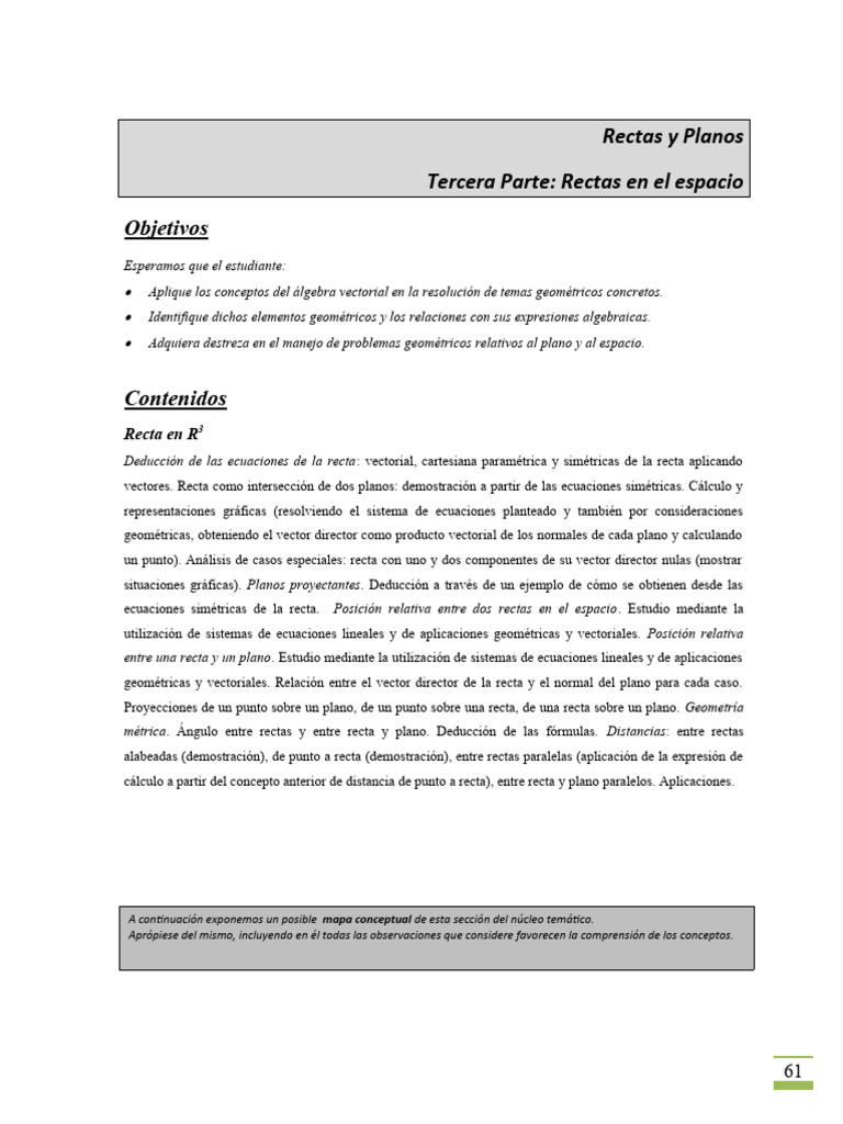Geometría de Rectas en R3 | PDF | Línea (geometría) | Vector Euclidiano
