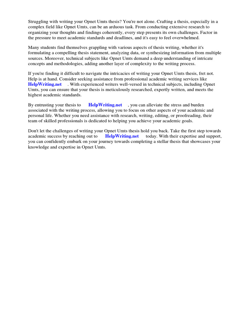 Opnet Umts Thesis | PDF | Computers | Technology & Engineering