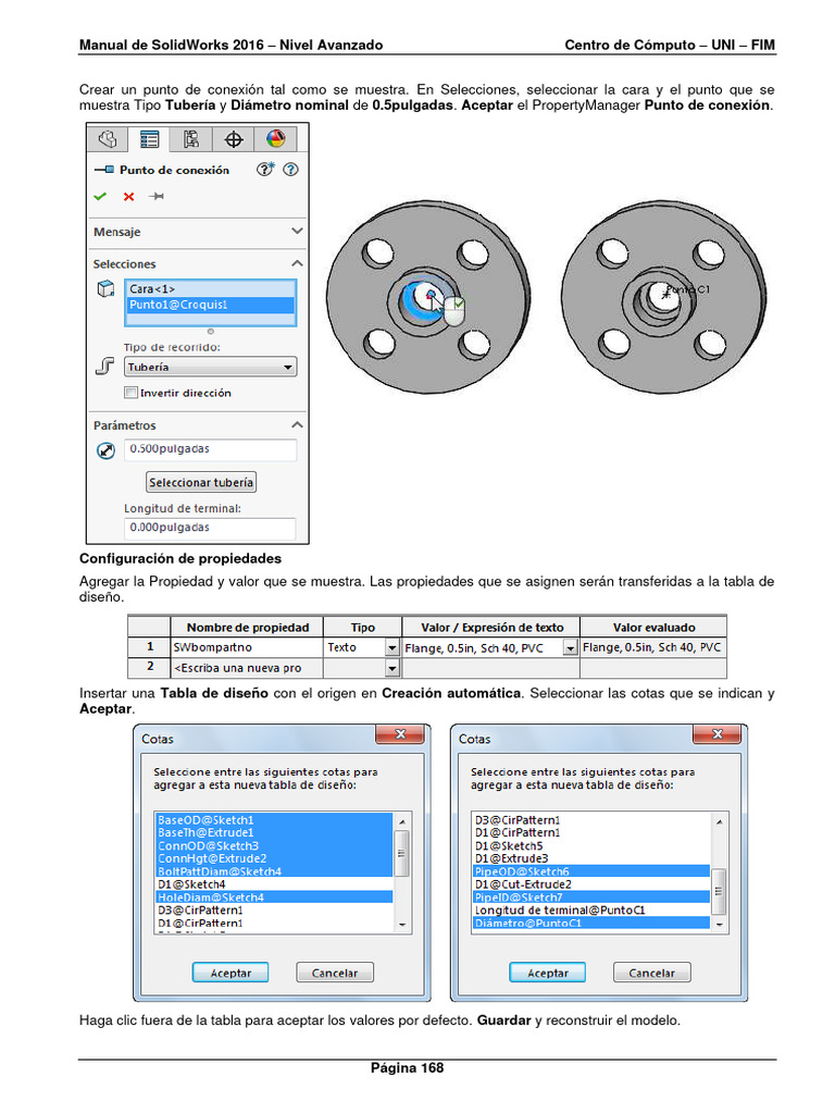 Manual SolidWorks Avanzado 2016 168 | PDF