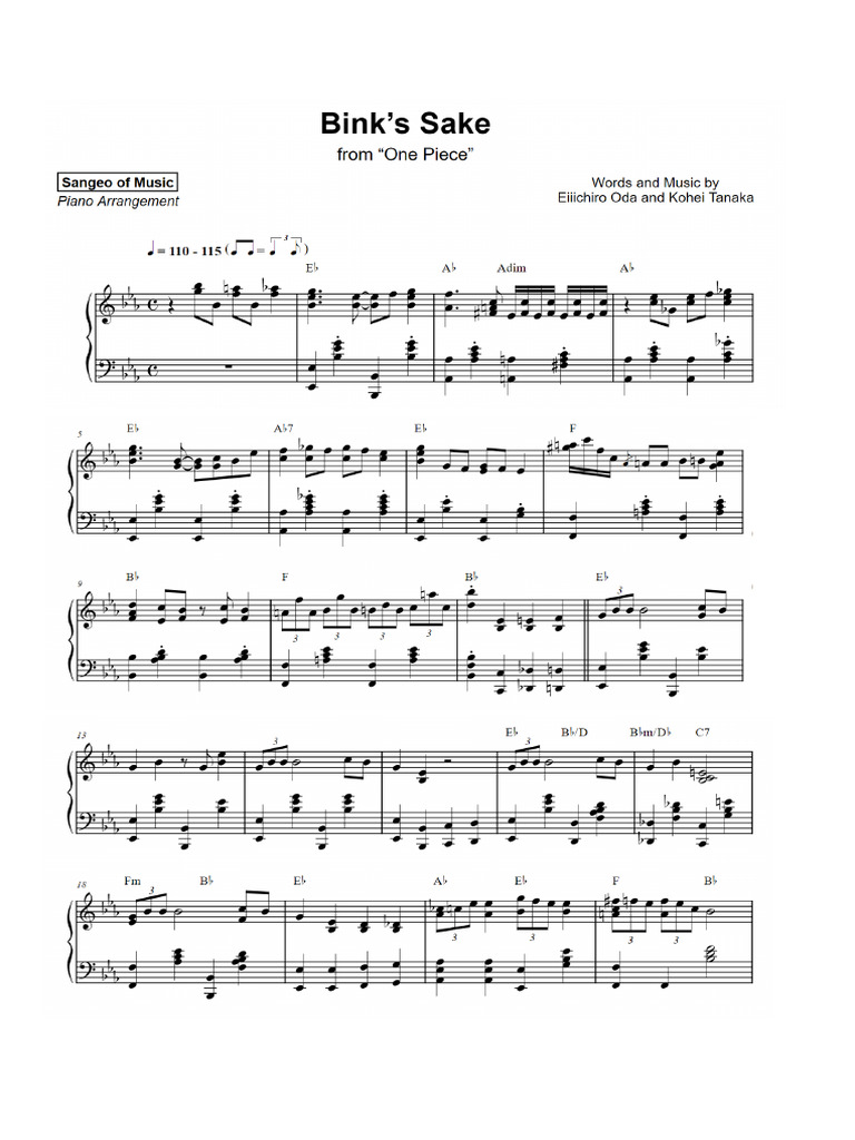 Bink's No Sake. Parte N°1 | PDF