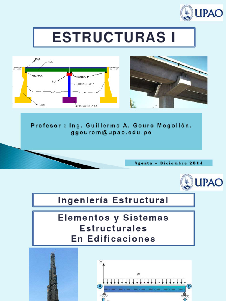 05 Ingenieria Estructural Elementos Estructurales y Sistemas Estructurales - Estructuras I ...