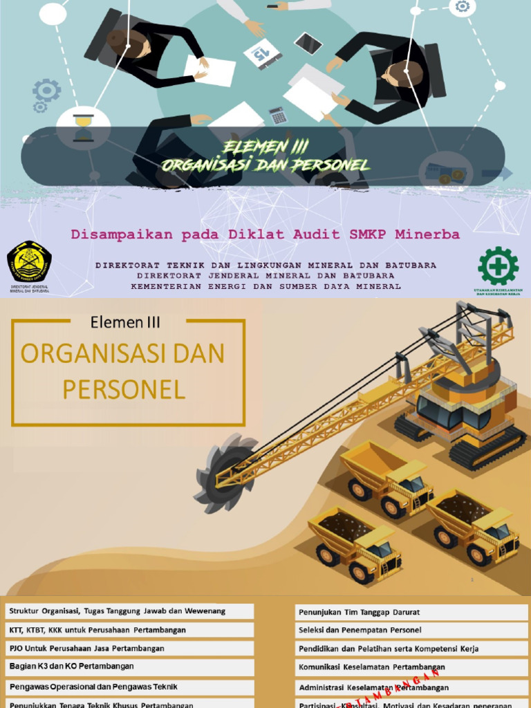 Materi 8 SMKP Minerba-Elemen III - Diklat Audit | PDF