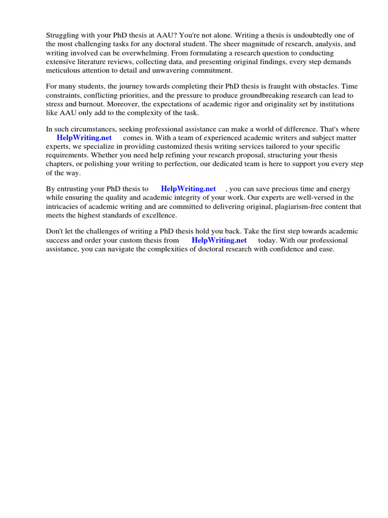 PHD Thesis Aau | PDF