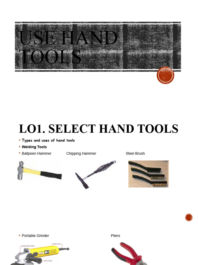 9. Use hand tools | PDF