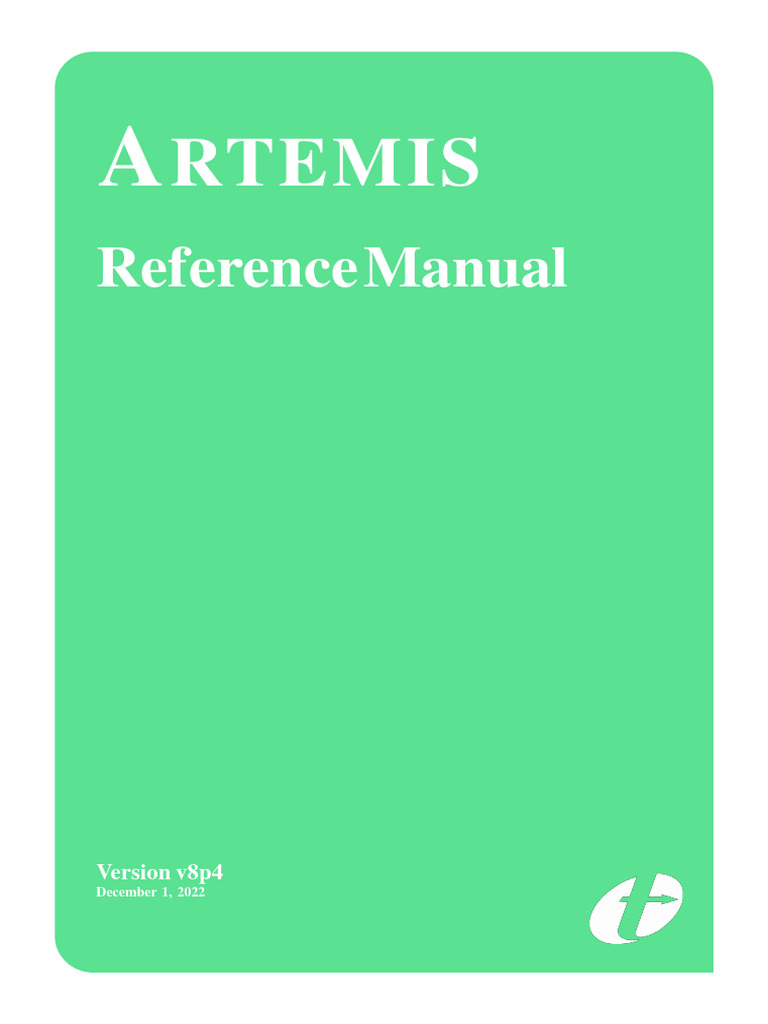 Artemis Reference v8p4 | PDF | Waves | Viscosity