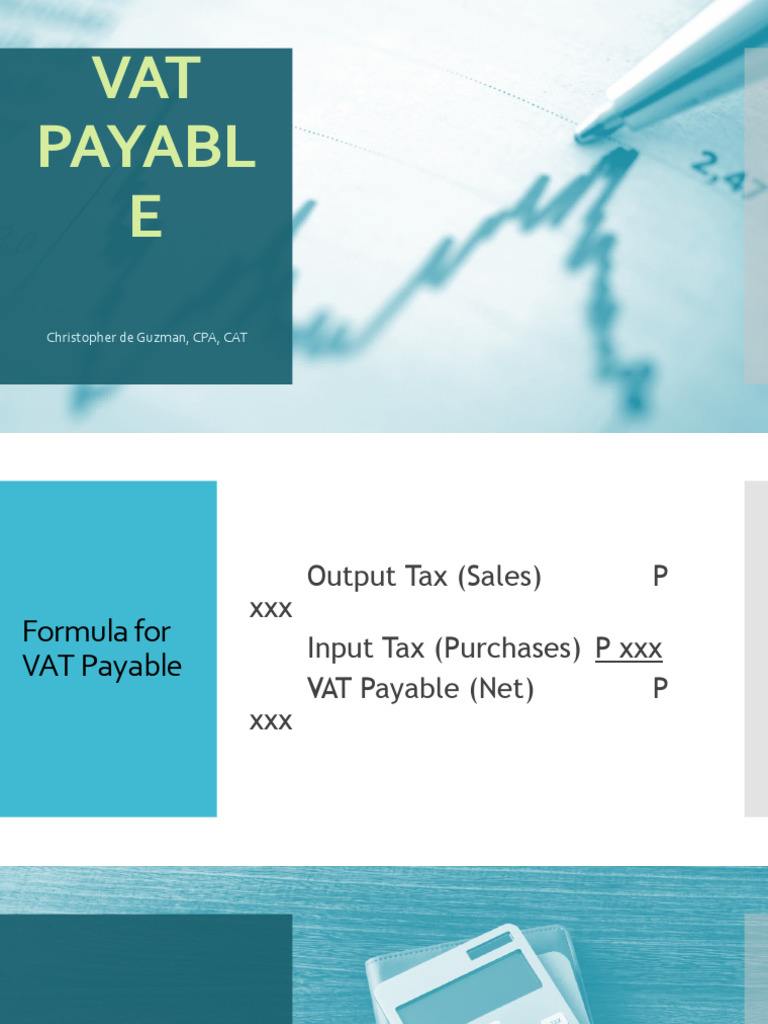 2.0 Business Tax - VAT PAYABLE (Complete) | PDF