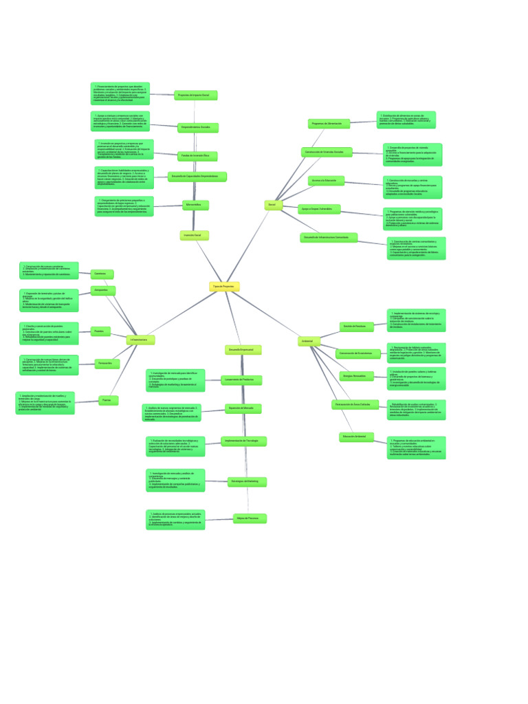 Mpa Mental Tipos de Proyectos | PDF