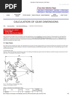 Spur Gear Calculations | PDF | Gear | Equipment