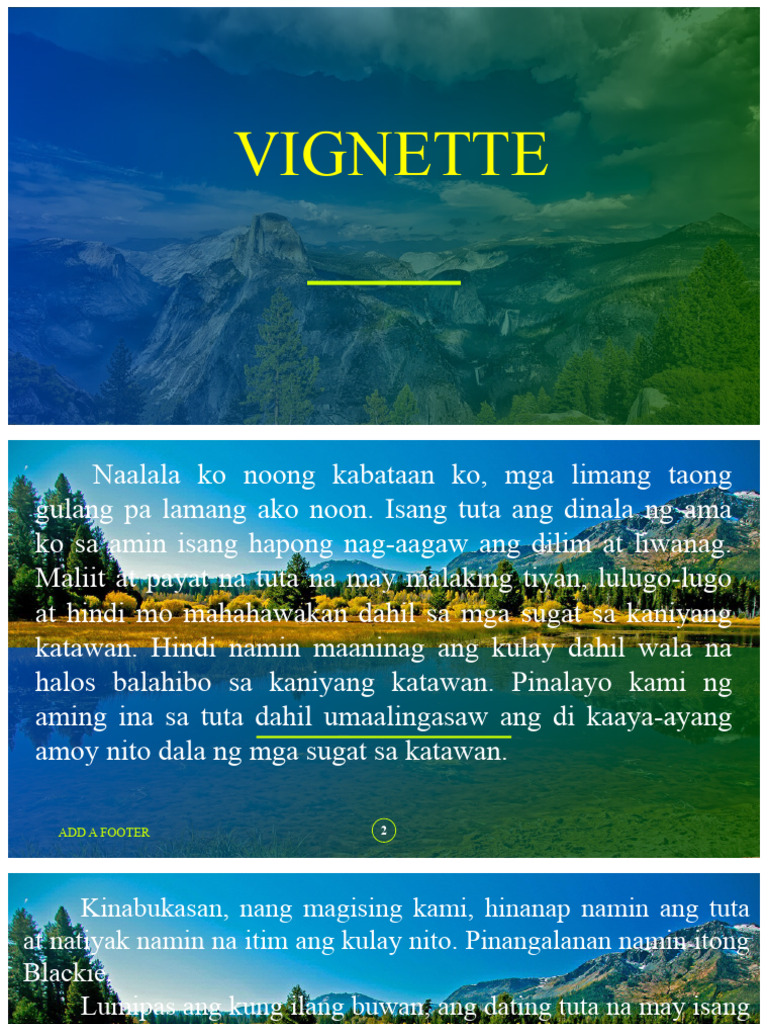1 - Vignette | PDF