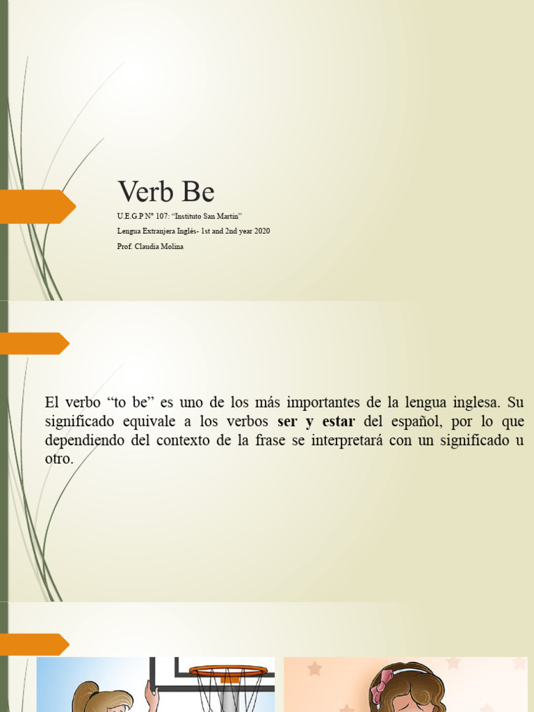Verb Be | PDF | Lingüística