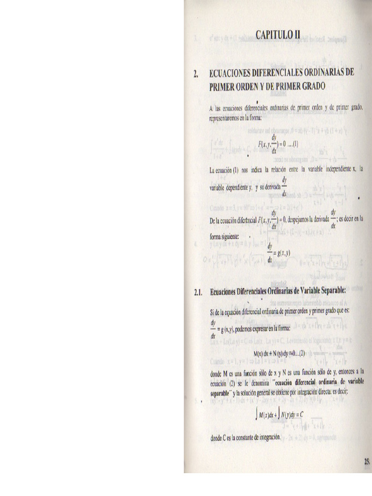 ED Variables Separables | PDF