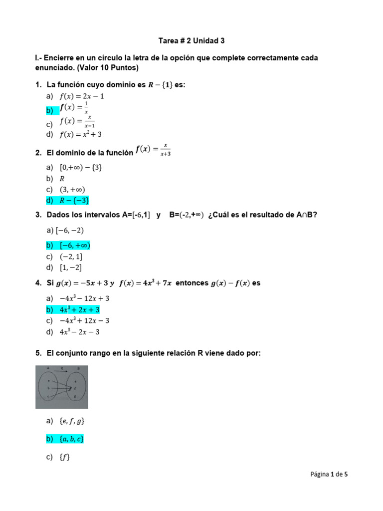 Tarea # 2 Mat. Sup. W PDF | PDF