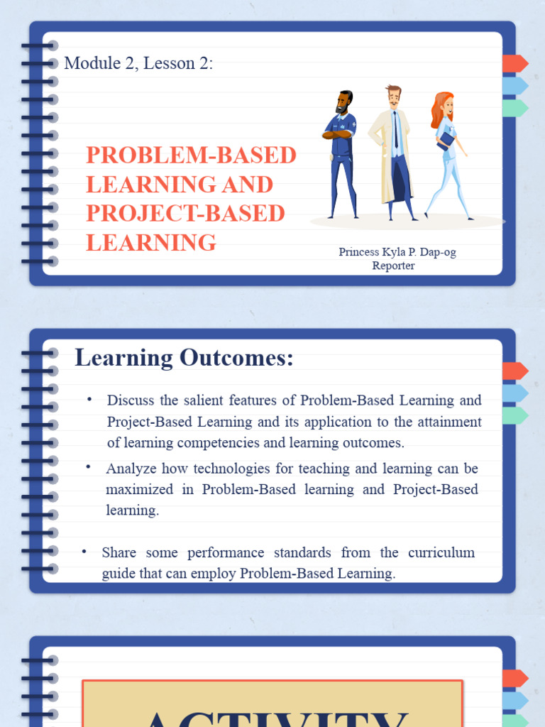 Problem Based Learning and Product Based Learning | PDF | Project Based Learning | Learning