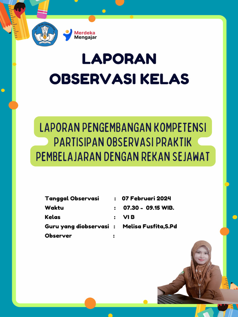 Laporan Observasi Kelas Untuk Pmm Versi2 | PDF