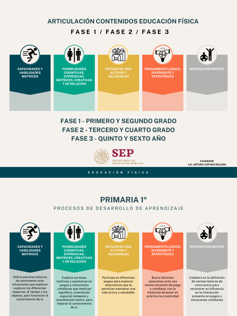 Educación Física: Desarrollo Motriz y Salud | PDF | Aprendizaje | Pensamiento