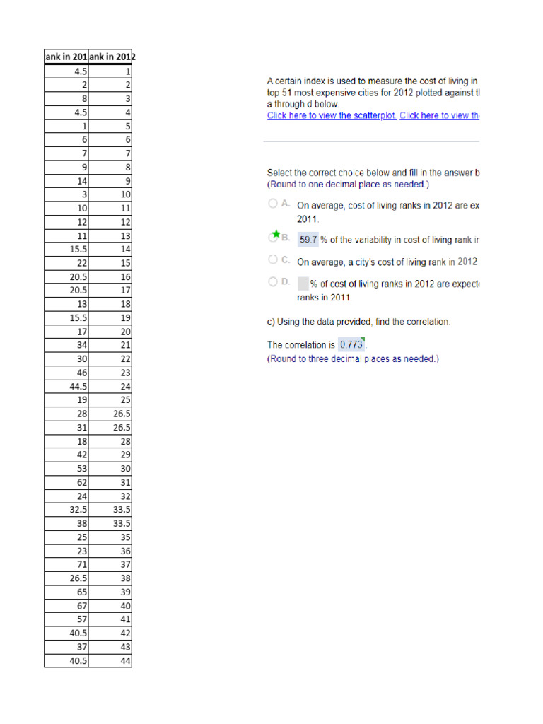 Week 5 Excel Sol | PDF