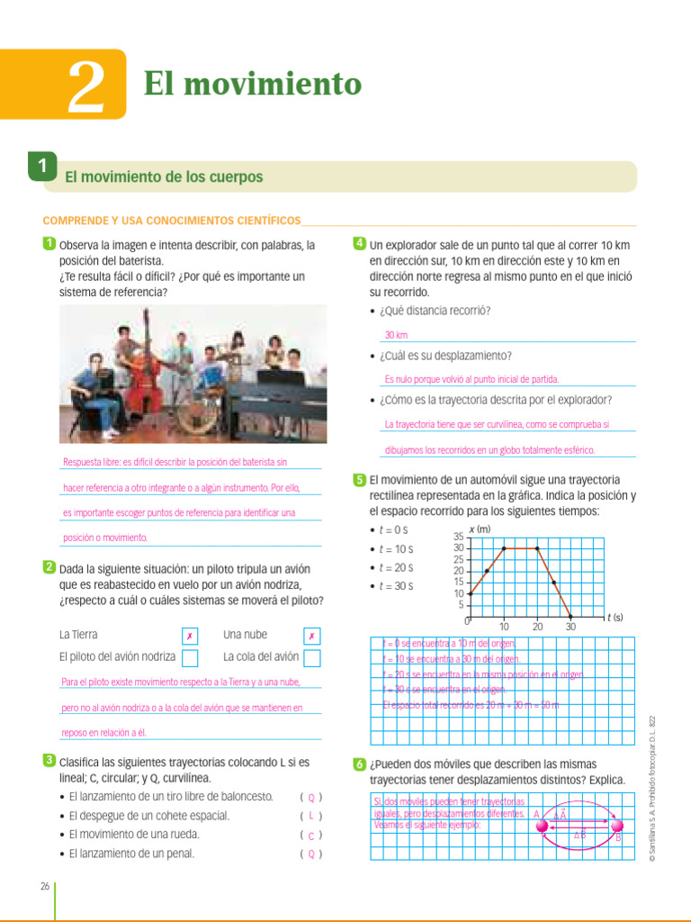 2DA UNIDAD El Movimiento - Compressed | PDF | Mecánica | Física