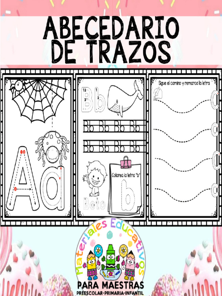 Abecedario para Trazar y Remarcar Recopilado 1234567 | PDF