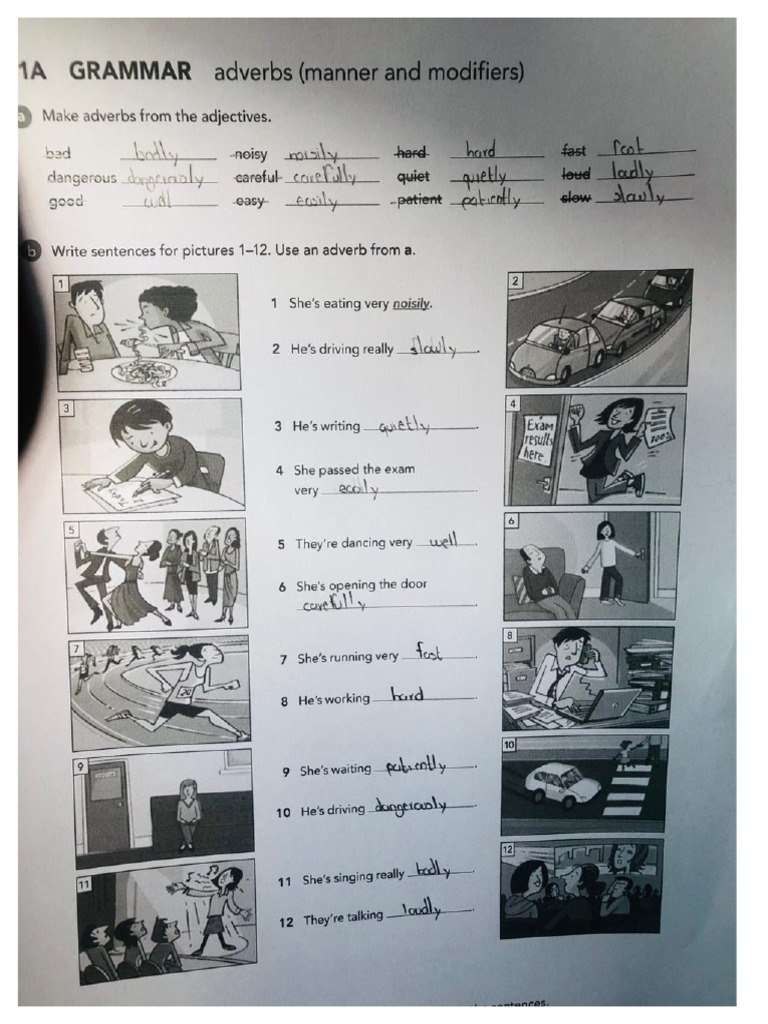 Grammar 11A - English File Level 1 | PDF
