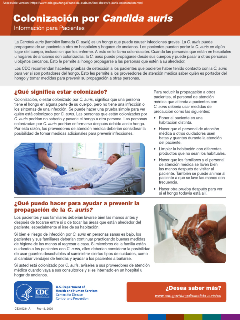 CANDIDA AURIS 7 | PDF | Candida (hongo) | Hospital