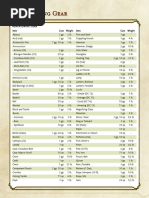 5E Town & Tavern Commodities | PDF | Drink | Alcoholic Beverages