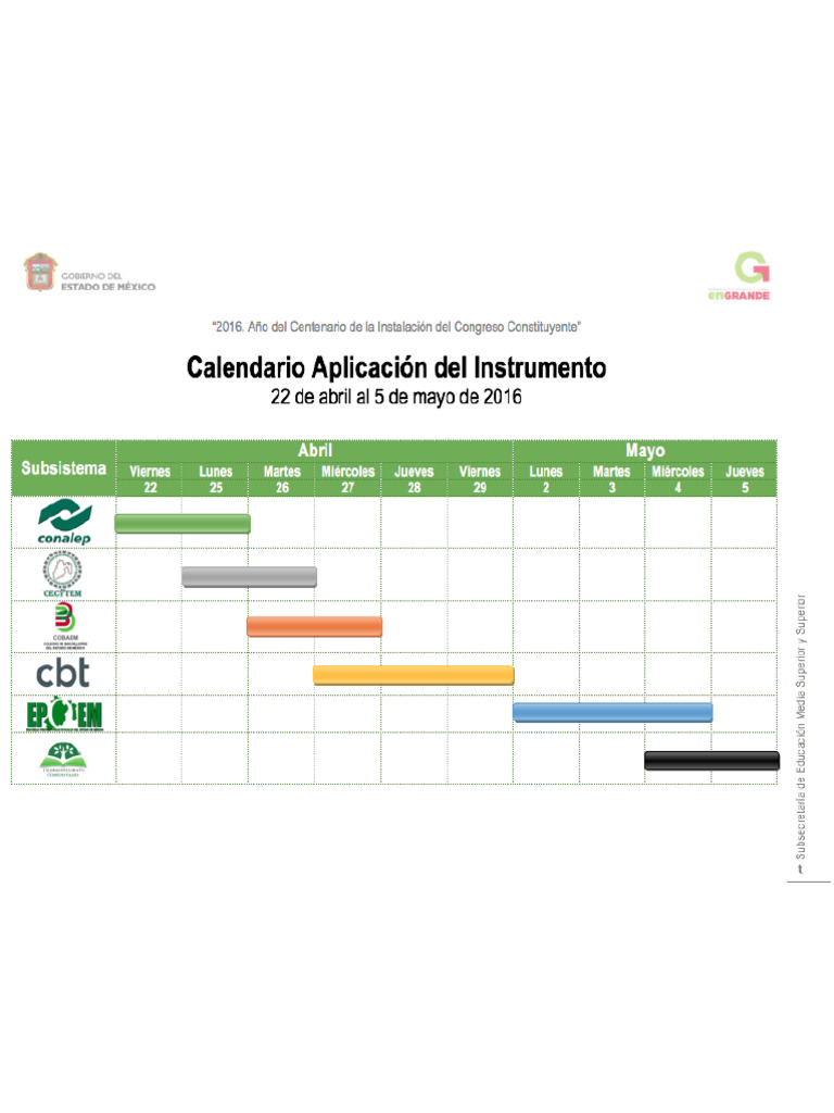 Calendario Ems | PDF