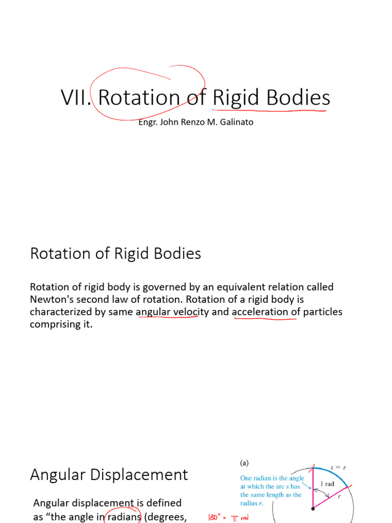 7.-Rotation-of-Rigid-Bodies | PDF