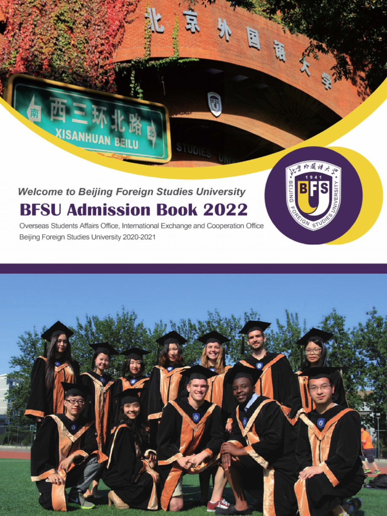 BFSU Admisssion Book 2022 | PDF | Linguistics