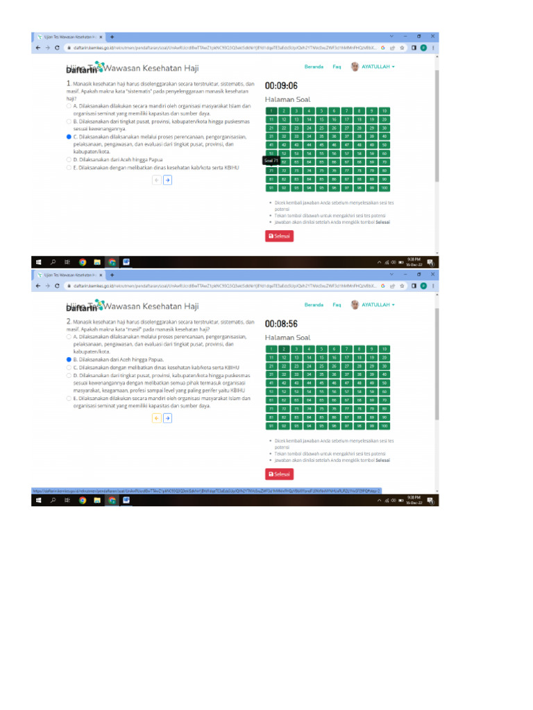 Tes Potensi Pertama 84 | PDF