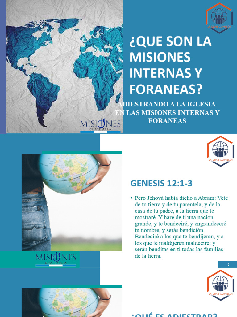Misiones Internas y Foráneas en la Iglesia | PDF | Misionero | Creencia ...