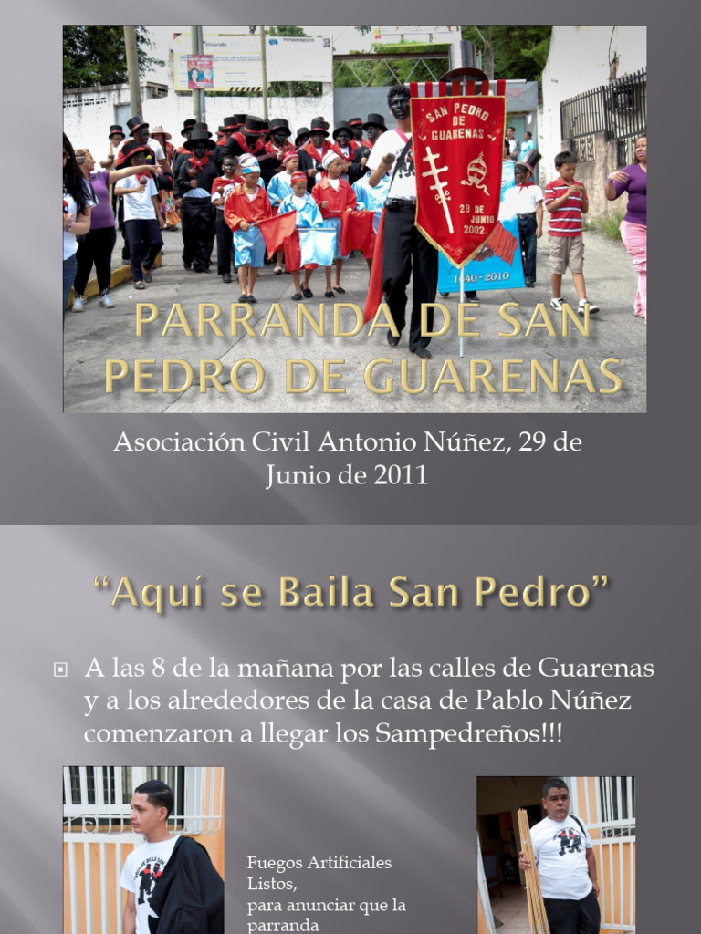 Parranda de San Pedro de Guarenas | PDF | Arte