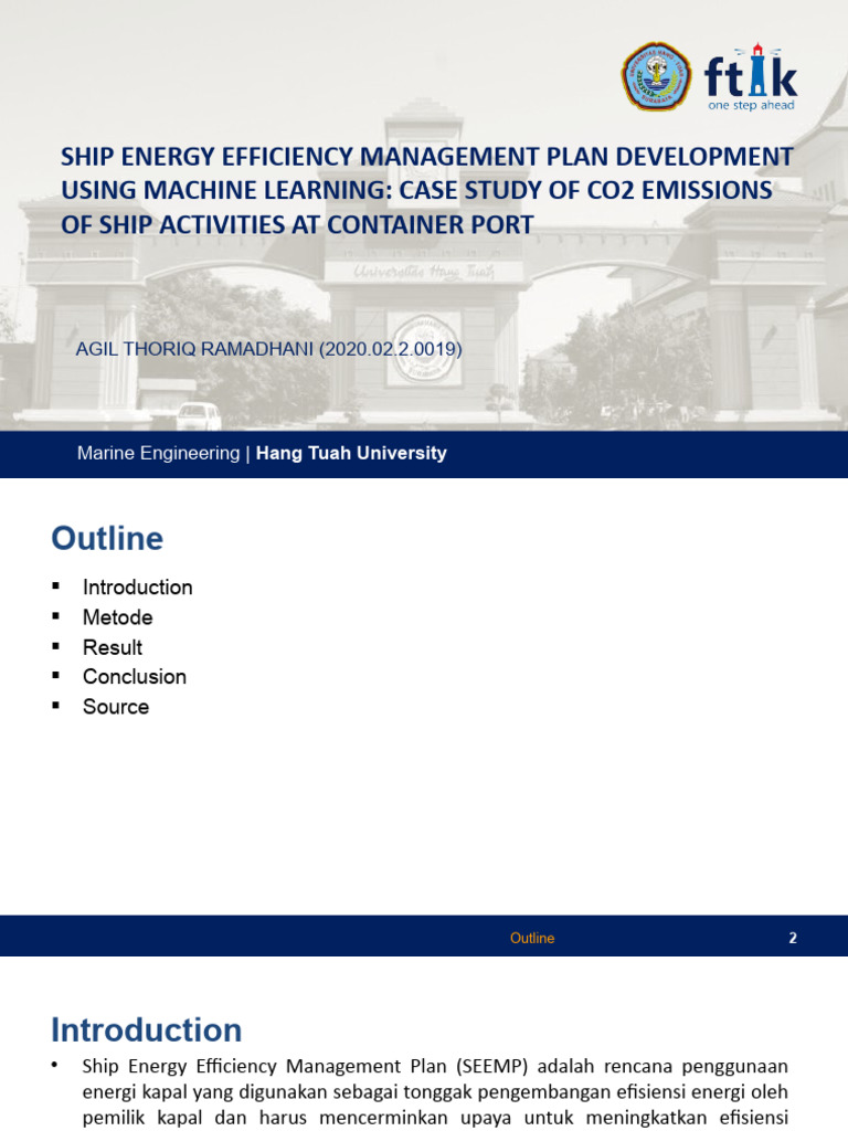 Y of CO2 Emissions of Ship Activities at Container Port | PDF