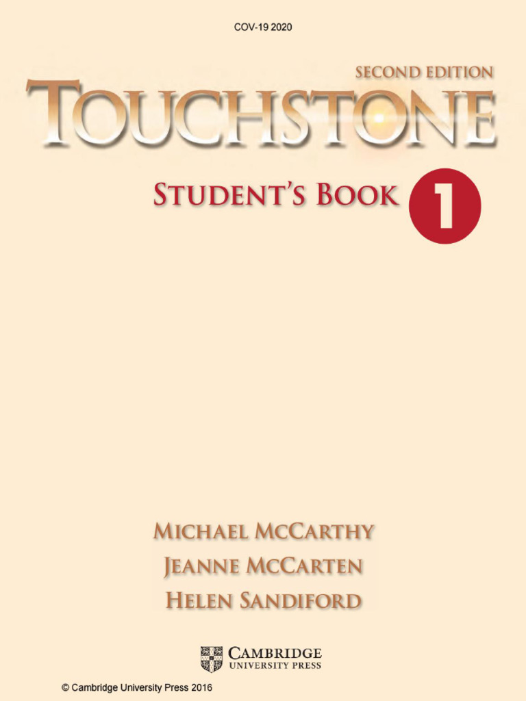 Touchstone 1 (2nd Ed.) - Student's Book | PDF Touchstone 1 (2nd Ed.) - Student's Book | PDF