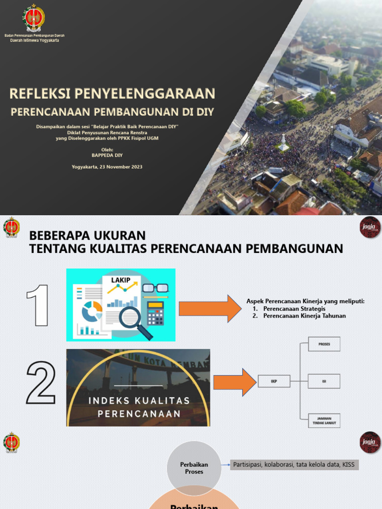 08. Belajar Praktik Baik Perencanaan DIY_Diklat Renstra 55 (21-24 November 2023) - PPKK Fisipol ...