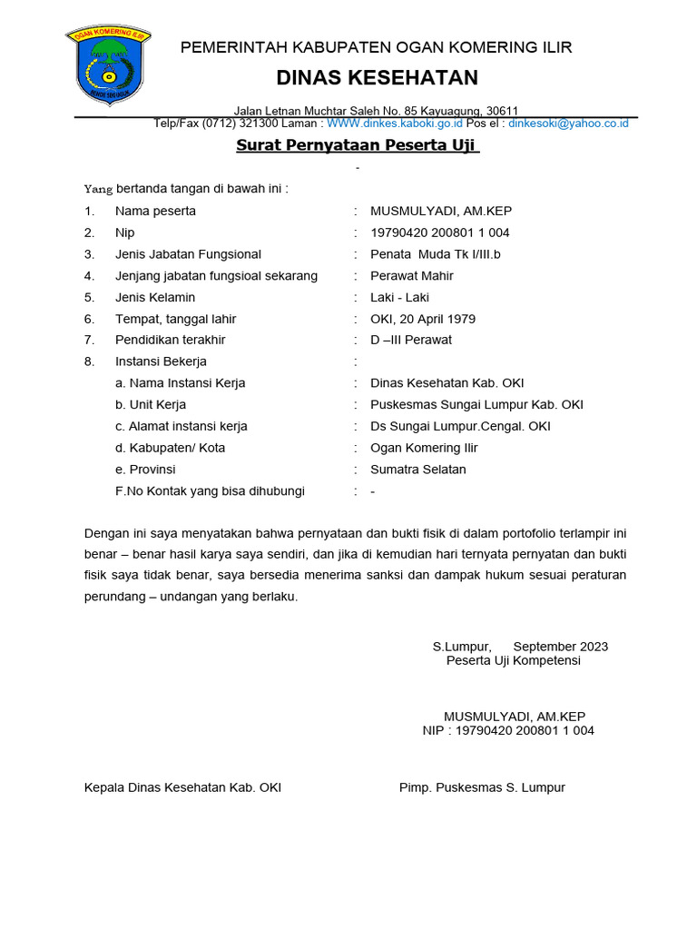 Kop Dinkes | PDF | Ilmu Sosial