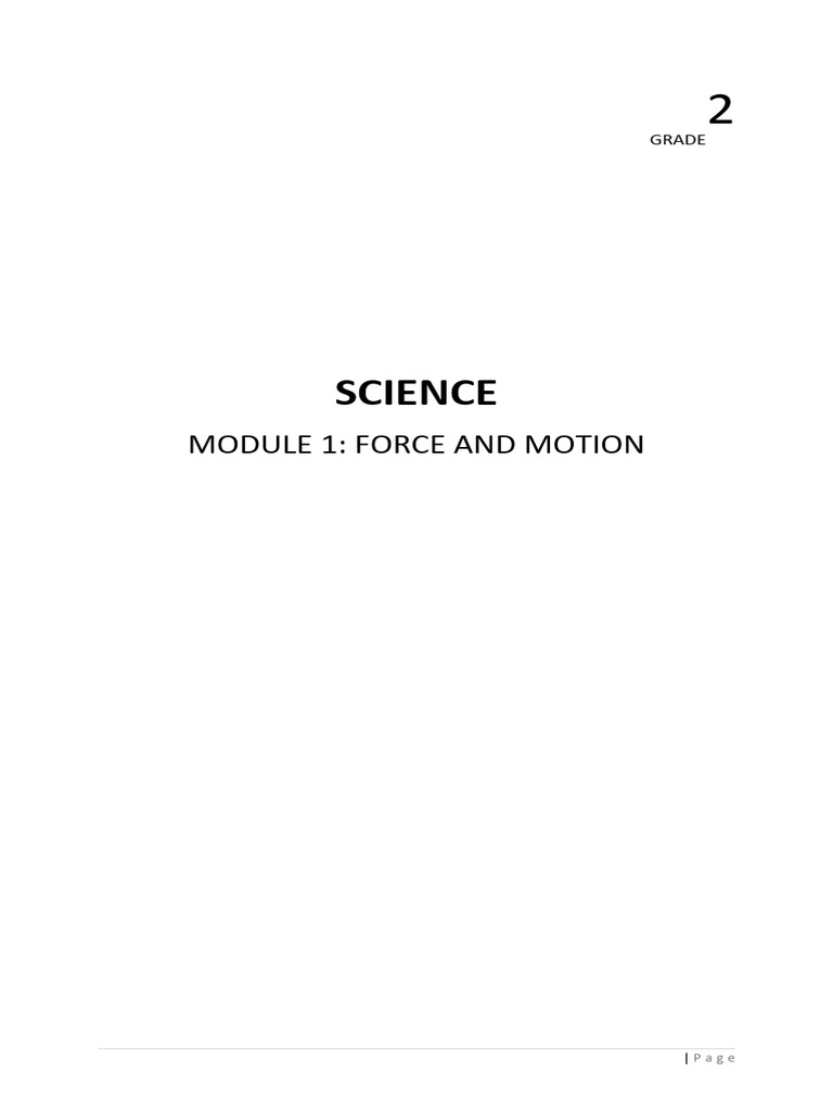 Grade-2 Final Edit 956pm | PDF | Force | Learning