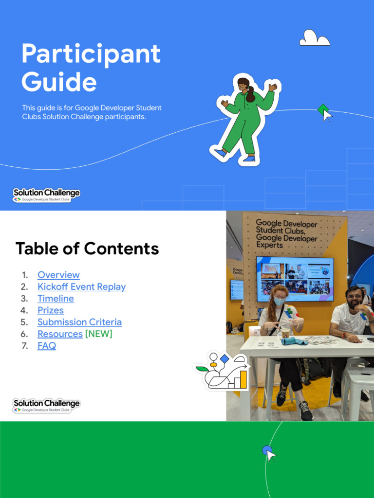 Google Developer Student Clubs Challenge Guide | PDF | Information ...