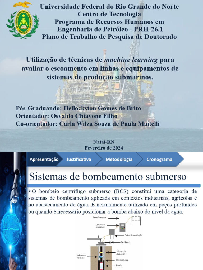 Machine Learning em Escoamento Submarino | PDF | Negócios | Tecnologia ...
