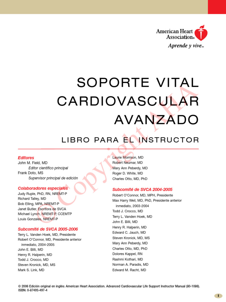 Svca Li | PDF | Reanimación cardiopulmonar | Infarto de miocardio