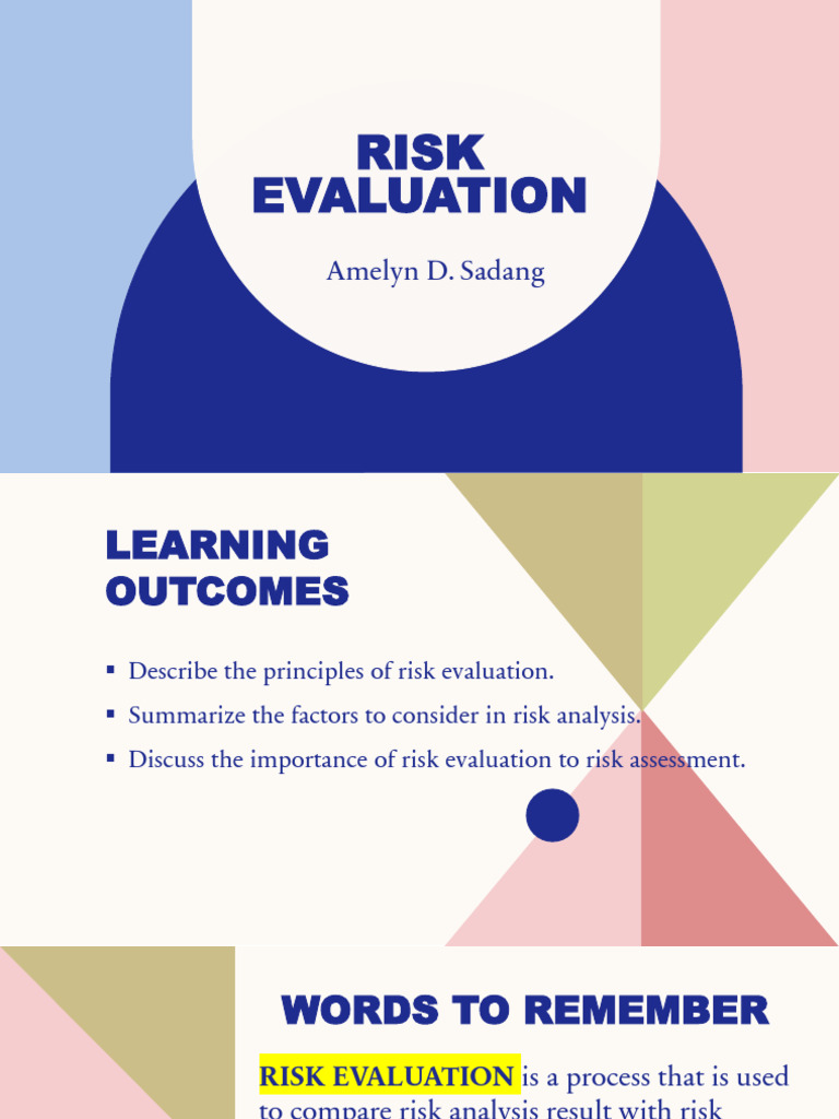 L3 Risk Evaluation | PDF | Risk | Risk Management